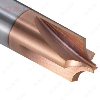 China Chamfering Tungsten Carbide Radius Corner Rounding Cutter End Mill CNC Tool for sale