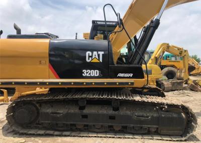 Cina Ingiallisca l'escavatore utilizzato 320d di Caterpillar con il raggio dell'oscillazione della coda di 2750mm in vendita