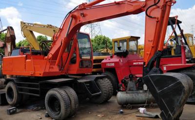 Cina 2010 anni hanno utilizzato l'escavatore della ruota, escavatore originale della pittura DOOSAN 140W utilizzato in vendita