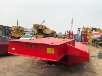 Cina Il rimorchio basso del camion del letto di Lowboy del collo d'oca ha utilizzato l'asse a base piatta 40T 50T del rimorchio 3 in vendita