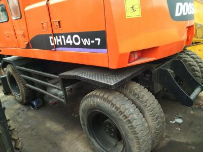 China 0.6m3 emmer Gebruikt Wielgraafwerktuig Doosan 140W-7 Goede Voorwaarde 1 Jaargarantie Te koop