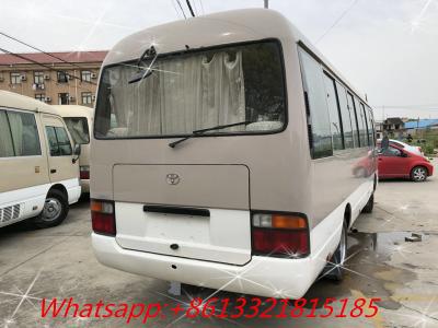 Cina Il colore grigio ha usato il passeggero diesel del bus 23-30 della seconda mano della trasmissione manuale del bus 1HZ del sottobicchiere di Toyota in vendita