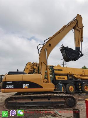 Chine Occasion 2015 à C.A. de Buckect de bonne condition de Machine Africa Excavator d'excavatrice grande CAT320CL Japon à vendre