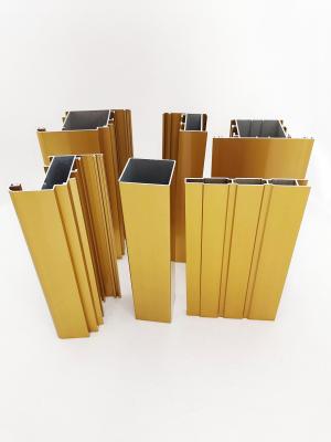 China Perfis de alumínio de anodização da extrusão da porta de Windows do ouro a Burkina Faso África ocidental à venda