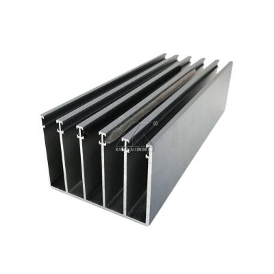 China 6063 T5 Aluminum Window Extrusion Profiles Sun Room Frame Material 0.8mm Te koop