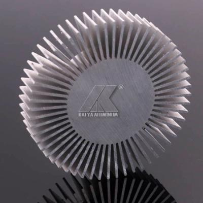 China Anodized Matt Alloy Aluminium Heat Sink Material 6000 Series For LED Profile for sale