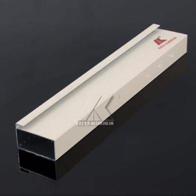 China Powder Coating White  Alloy Kitchen Cabinet Material Aluminum Extrusted Profile for sale