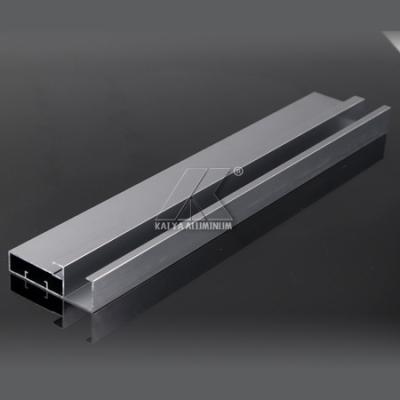 China 1.25mm Powder Coated Aluminium Extrusions , Aluminium Wardrobe Profiles For Kitchen for sale