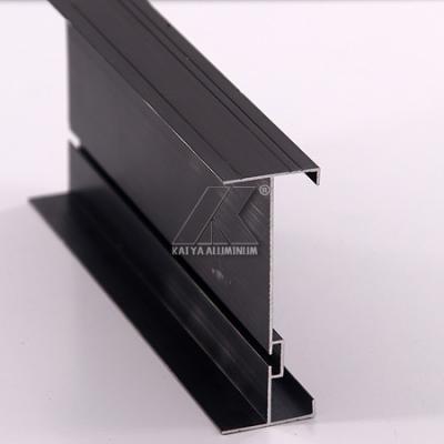 Cina Polvere nera dell'OEM che ricopre profilo standard dell'alluminio della finestra di RoHS in vendita