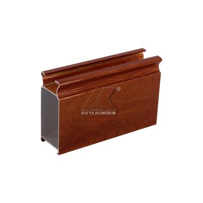 中国 Made In China High Quality  Wood Grain  Window And Door Aluminum Profile 販売のため