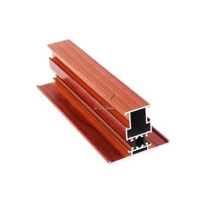 China 6000 Series Wood Grain Aluminium Profile Window Frame Detail World Trend House Design Ideas à venda