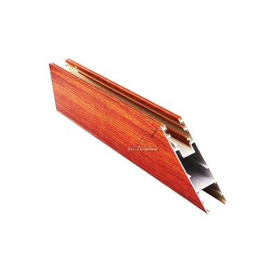 China Wood Grain Aluminium Profile Window Frame Detail World Trend House Design Ideas à venda