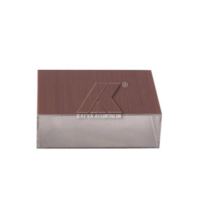 China ISO Aluminum Window Extrusion Profiles / Aluminium Wood Grain Tube for sale