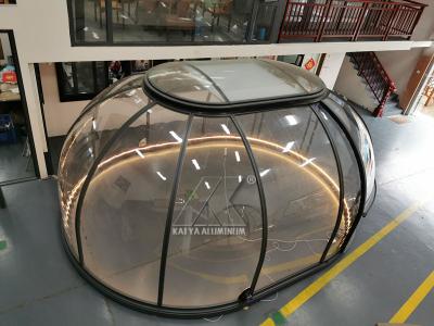 Cina Grande tenda di alluminio della fiera commerciale della cupola di profilo del chiaro pc trasparente all'aperto per accamparsi in vendita