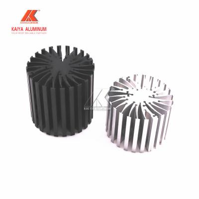 China 110mm Diameter Spiral Heat Sink Aluminum Profiles For Led Flood Light for sale