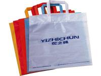 China LDPE soft loop handle shopping bag for sale