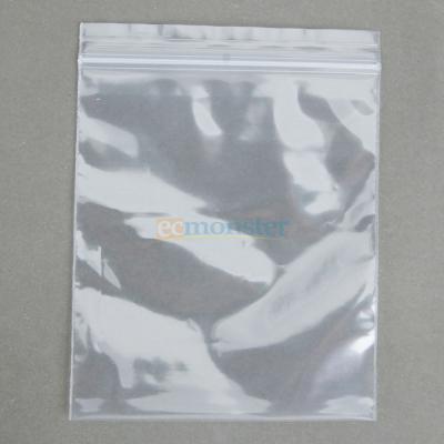 China HUAKIN  2mil  50microns  plastic LDPE clear food grade ziplock bags freezer storage pouch for sale
