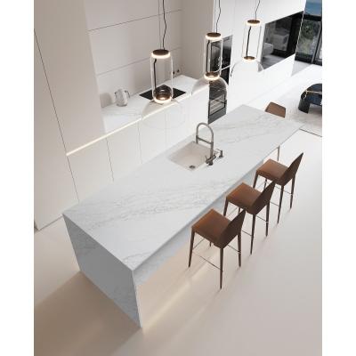 China Slabs di quarzite a piccole particelle spessore 30 mm bancone da cucina in quarzo for sale