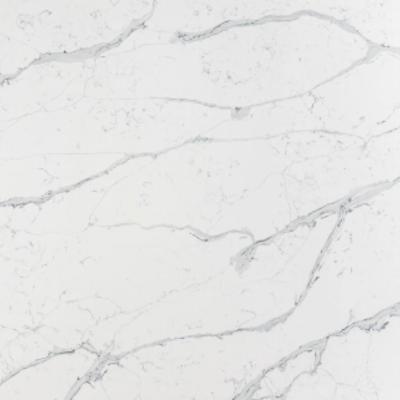 China 3200x1600 Kitchen Island Quartz Countertop Book Match Pattern Te koop