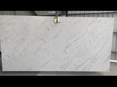 3200x1600mm Weiße Carrara-Quarz-Schalter 88-93% Quarzplatte
