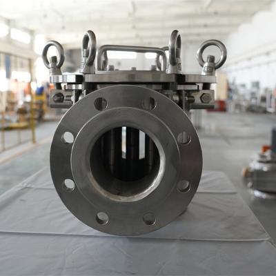 China Compact High Efficiency Pipeline Type Iron Remover with Good Sealing for Enclosed Systems for sale