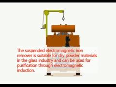 Suspended Magnetic Separator Electromagnetic Iron Remover For Slurries In The Chemical Industry