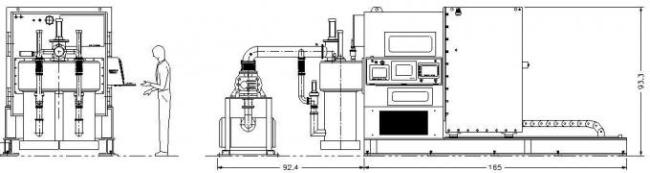 Intuitive PLC IPC Control Roll to Roll Vacuum Web Coating With Thermal Resistance Evaporation
