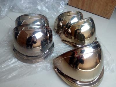 China Helmet Visors Vacuum Metalizing Machine ,  Horizontal Metallizing Coating Plant for sale