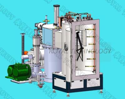 China Bicycle Frame Aluminum Evaporation Coating Machine / Bike Aluminum Alloy Vacuum Metalizing Equipment for sale