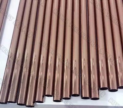 Cina La macchina di rivestimento di vuoto dell'oro PVD di Rosa, grande acciaio inossidabile convoglia la placcatura di PVD in vendita