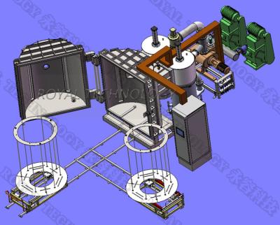 중국 알루미늄 자전관 침을 튀기기 기계, 기계를 금속을 입히는 PVD 높은 진공 판매용