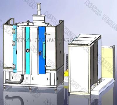 Cina Alta attrezzatura di deposito del film sottile di metallizzazione sotto vuoto, magnetron di CC e di MF che farfuglia il sistema di deposito in vendita