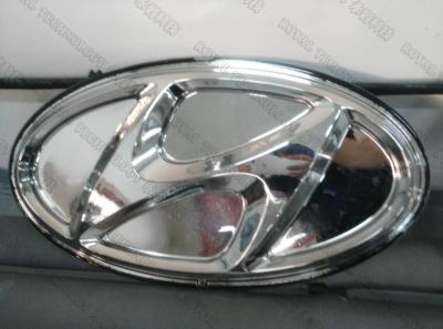 China Pvd Chrome Vacuum Metalizing Machine Automotive Logo Chroming Vertical Orientation for sale