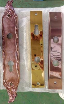 China Máquina de la galjanoplastia del ion del tirador de puerta del oro de Rose, equipo Titanium de la capa del nitruro PVD en venta