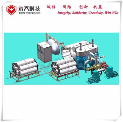 China Horizontal Vacuum Metalizing Machine High Reflective Single Door Structure for sale