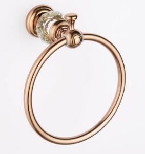 Cina Placcatura dell'oro PVD di Rosa per gli accessori d'ottone fissati al muro del bagno in vendita