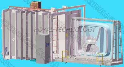 Cina Vuoto cubico a macchina innovatore Metallizer di abitudine PVD di grande capacità per il logos automobilistico in vendita