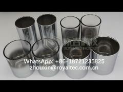 PVD chrome mirror coatings on glassware