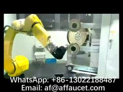 Robot Cell Automated Industrial Machinery Auto Grinding Machine For Door Handles
