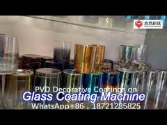 High Vacuum Glass Coating Machine PVD Decorative Coating System