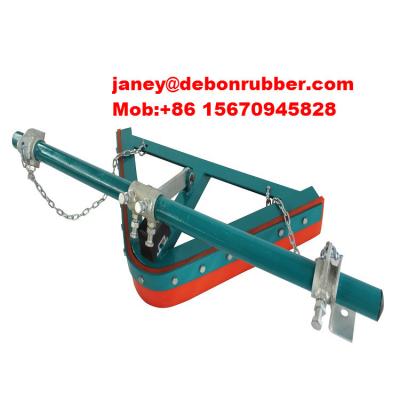 China V-plough Cleaner for Conveyor Belt / V-Plow Return Belt Scraper for sale
