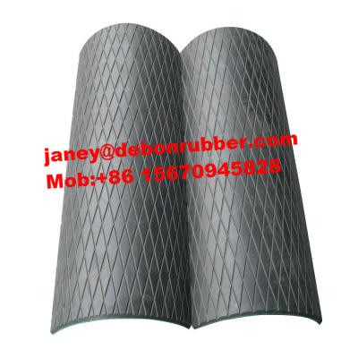 China Hot Sale Replaceable Dimpled Pulley Lagging (bolts connection) for sale