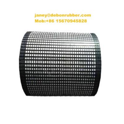 China excellent Quality Conveyor Diamond Ceramic Rubber Sheet Pulley Lagging for sale