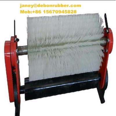 China Custom industrial motorized nylon rotary brush belt cleaner for conveyor suppliers for sale