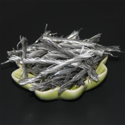 China A fibra sintética do macro do polipropileno torcida empacota 54mm para cimentos à venda