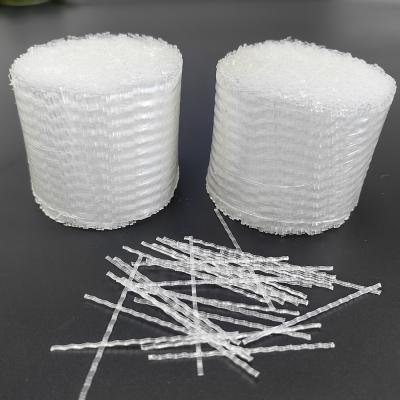中国 shotcreteのための総合的なポリプロピレン繊維の波形54mm 販売のため