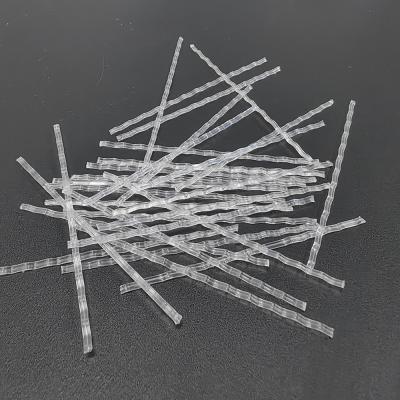 Cina Forma di Wave sintetica della fibra del polipropilene 54mm per shotcrete in vendita