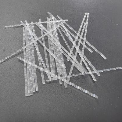 Cina Forma di Wave sintetica della fibra del polipropilene 54mm per shotcrete in vendita