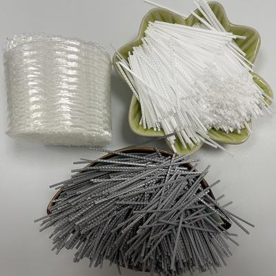 Cina Fibra sintetica Macrofiber del polipropilene pp per l'anti calcestruzzo fendentesi del cemento in vendita