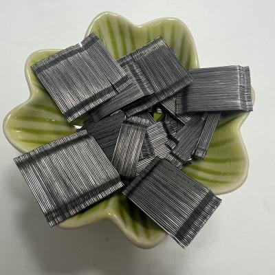 中国 産業床のトンネルShotcreetおよびダムのための高力つけられた引っ掛けられた端鋼鉄繊維 販売のため
